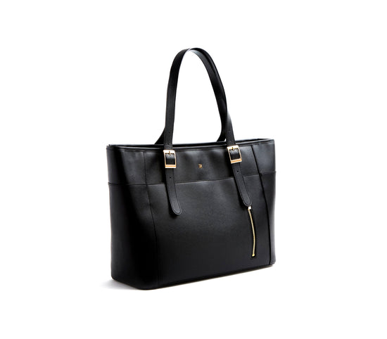 Miley Workbag - Black | Vegan Leather Laptop Bags | GUNAS New York ...