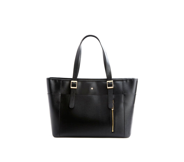 Miley Workbag - Black | Vegan Leather Laptop Bags | GUNAS New York ...